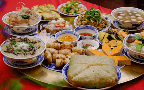 Vietnamese Food in Tết Holiday/ The Time Journeys/ Vietnam Travel